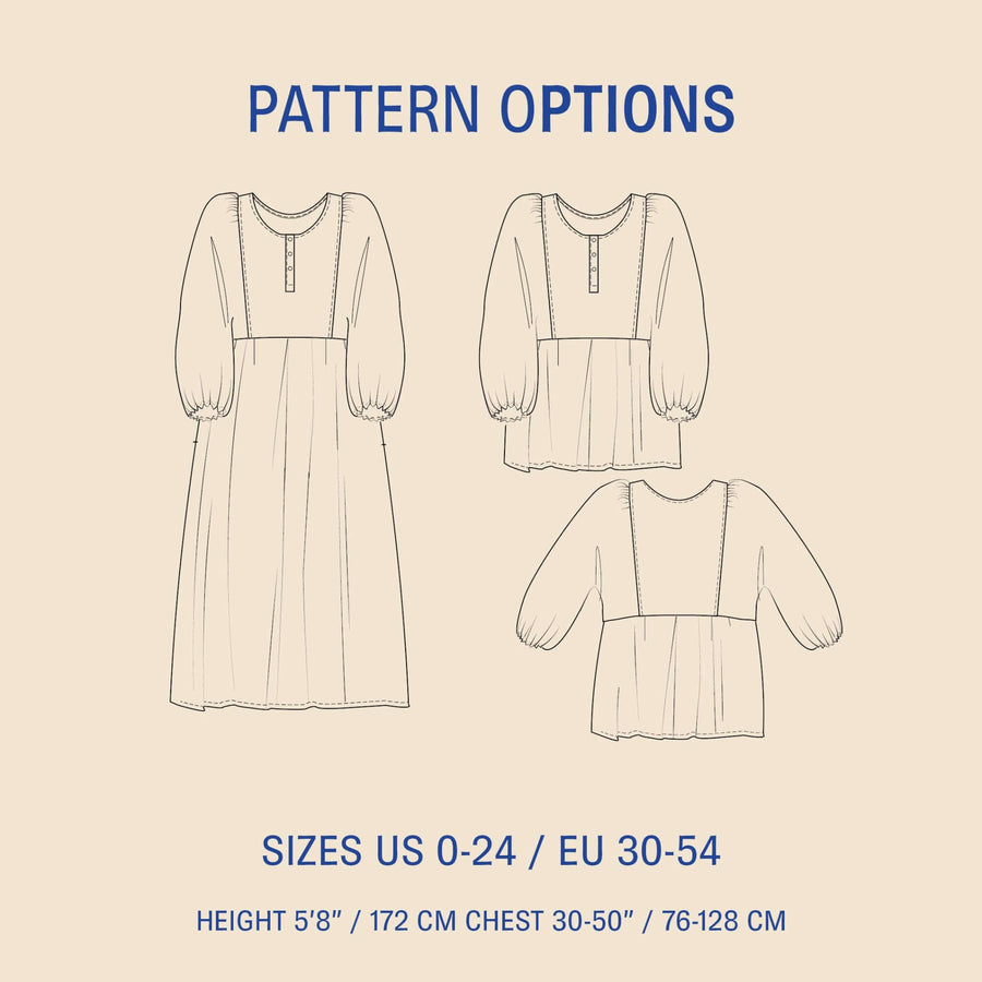 Balka Dress sewing pattern | Wardrobe By Me