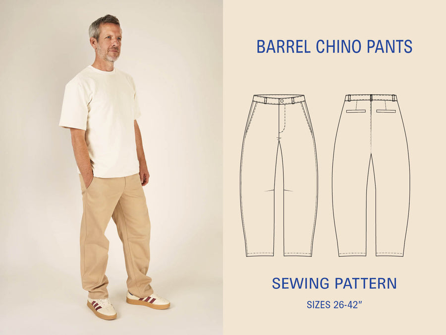 New Chino pants pattern for men – Wardrobe By Me