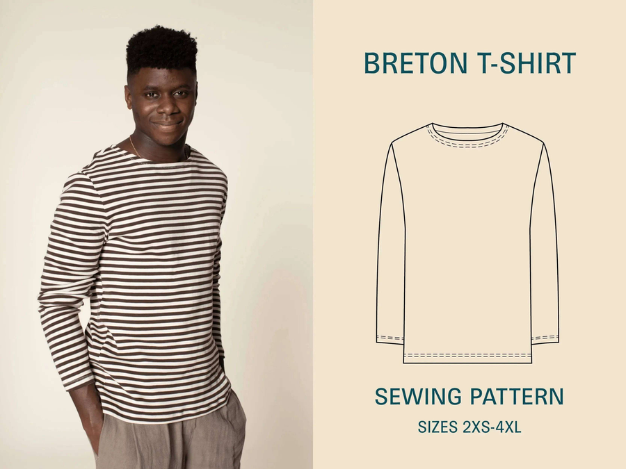 Breton Shirt sewing pattern | Wardrobe By Me PDF Pattern
